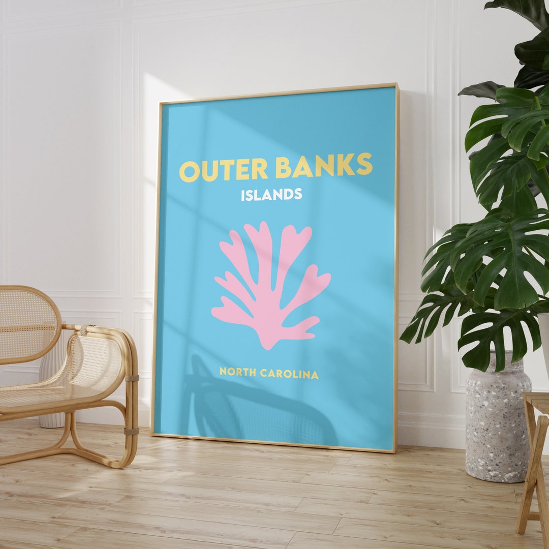 Outer Banks Print Instant Digital Download, Minimalist Poster, Outer ...