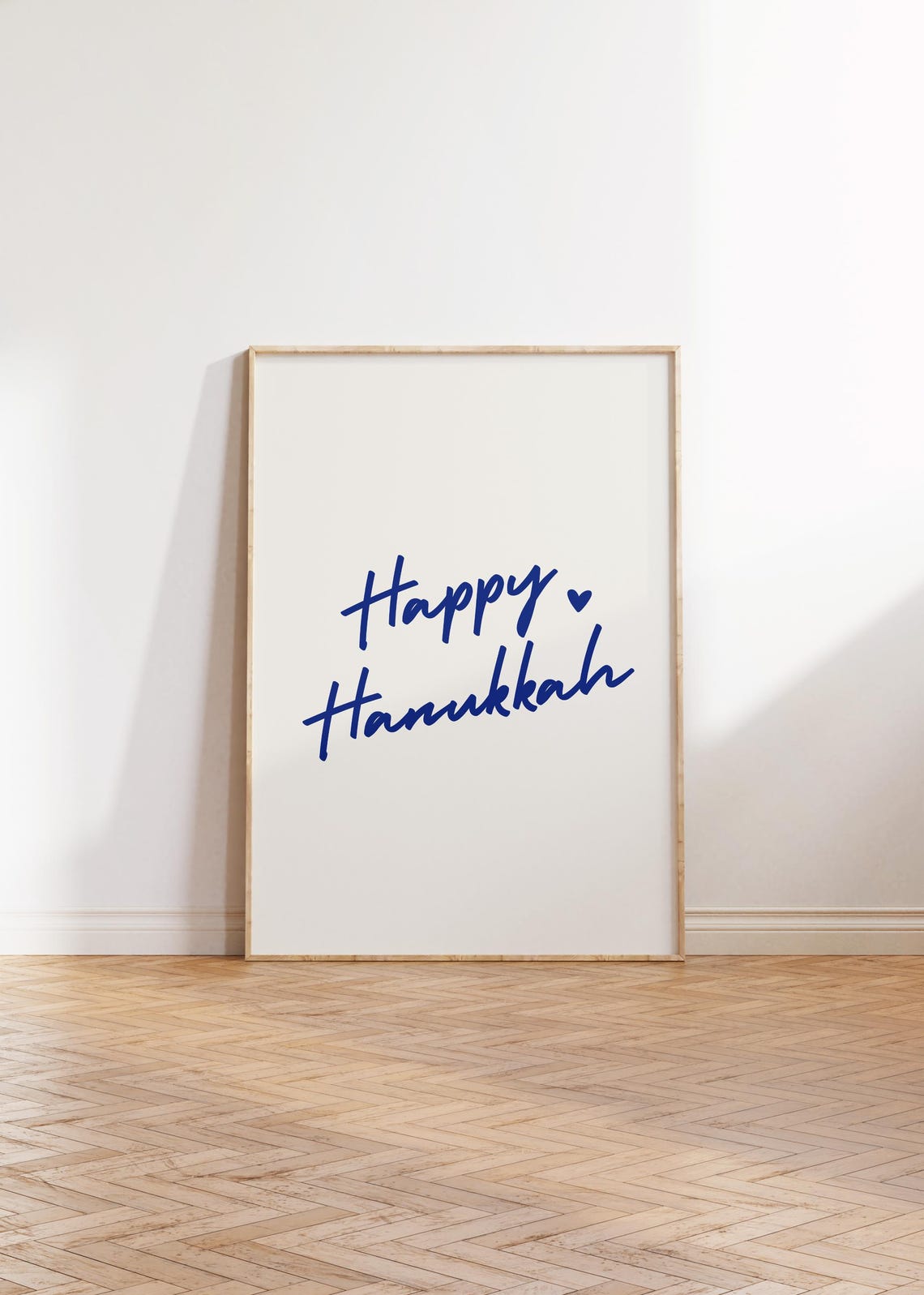 Happy Hanukkah Print, Hanukkah Wall Art, Trendy Hanukkah Poster ...