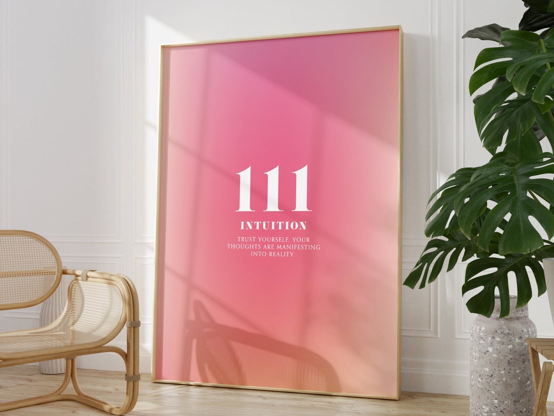 Angel Number 111 Poster Instant Digital Download Poster, Aura Poster ...