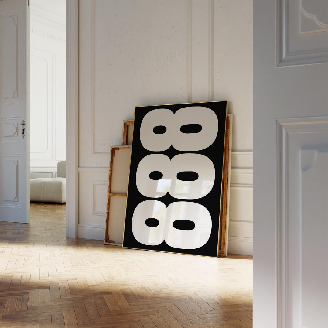 Angel Number 888 Print Poster Instant Digital Download, Angel Number ...