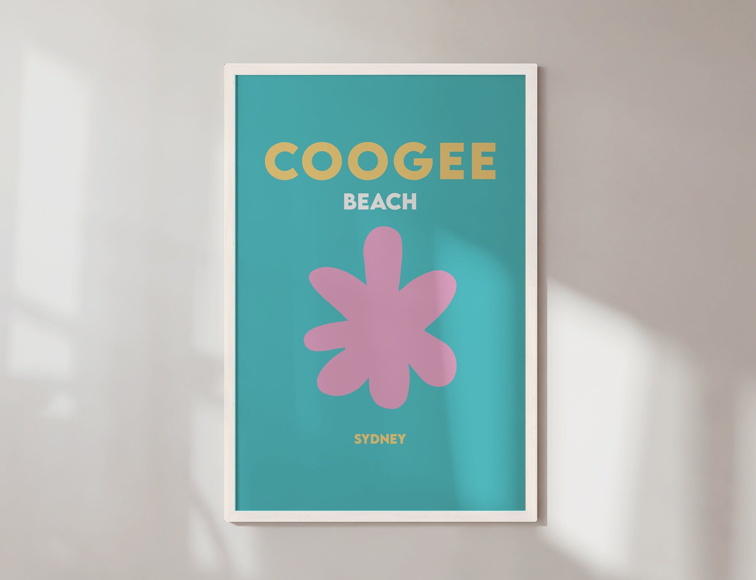 Coogee Beach Australia Print Instant Digital Download, Minimalist ...