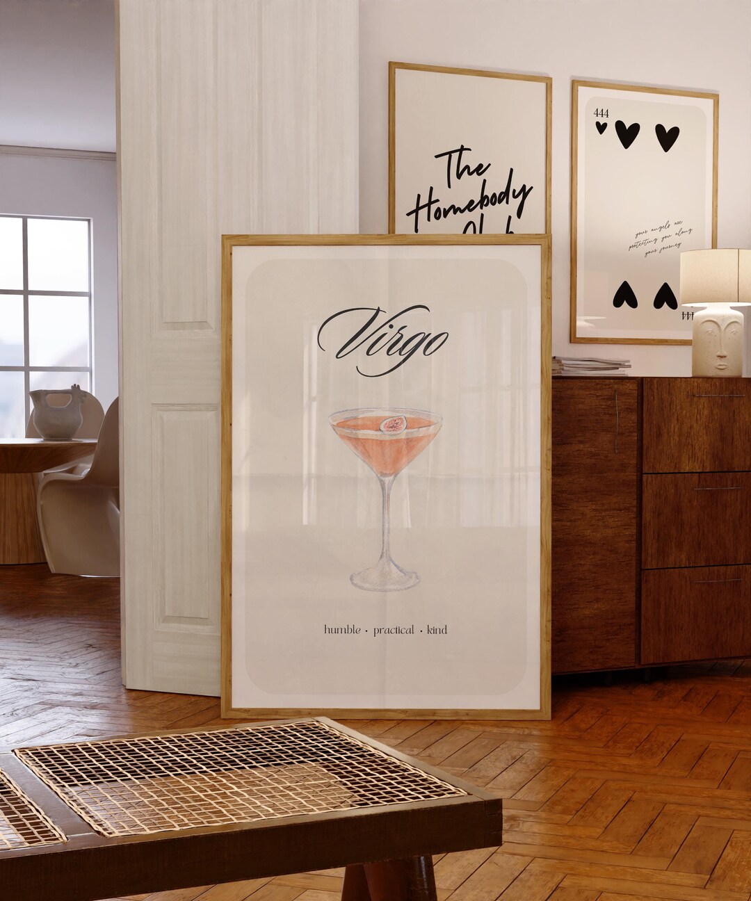 Virgo Print Instant Digital Download Poster, Virgo Cocktail Drink ...
