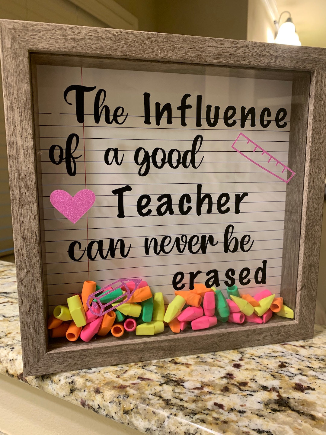 Teacher Shadow Box - Etsy