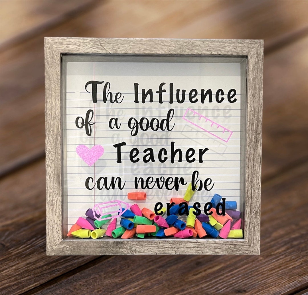 Teacher Shadow Box - Etsy