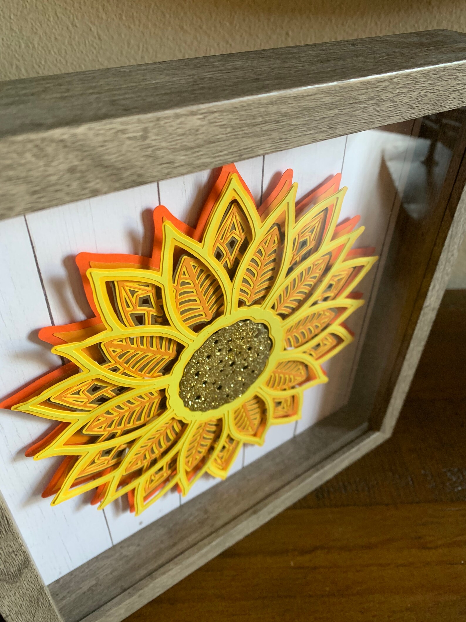 Sunflower Shadow Box - Etsy