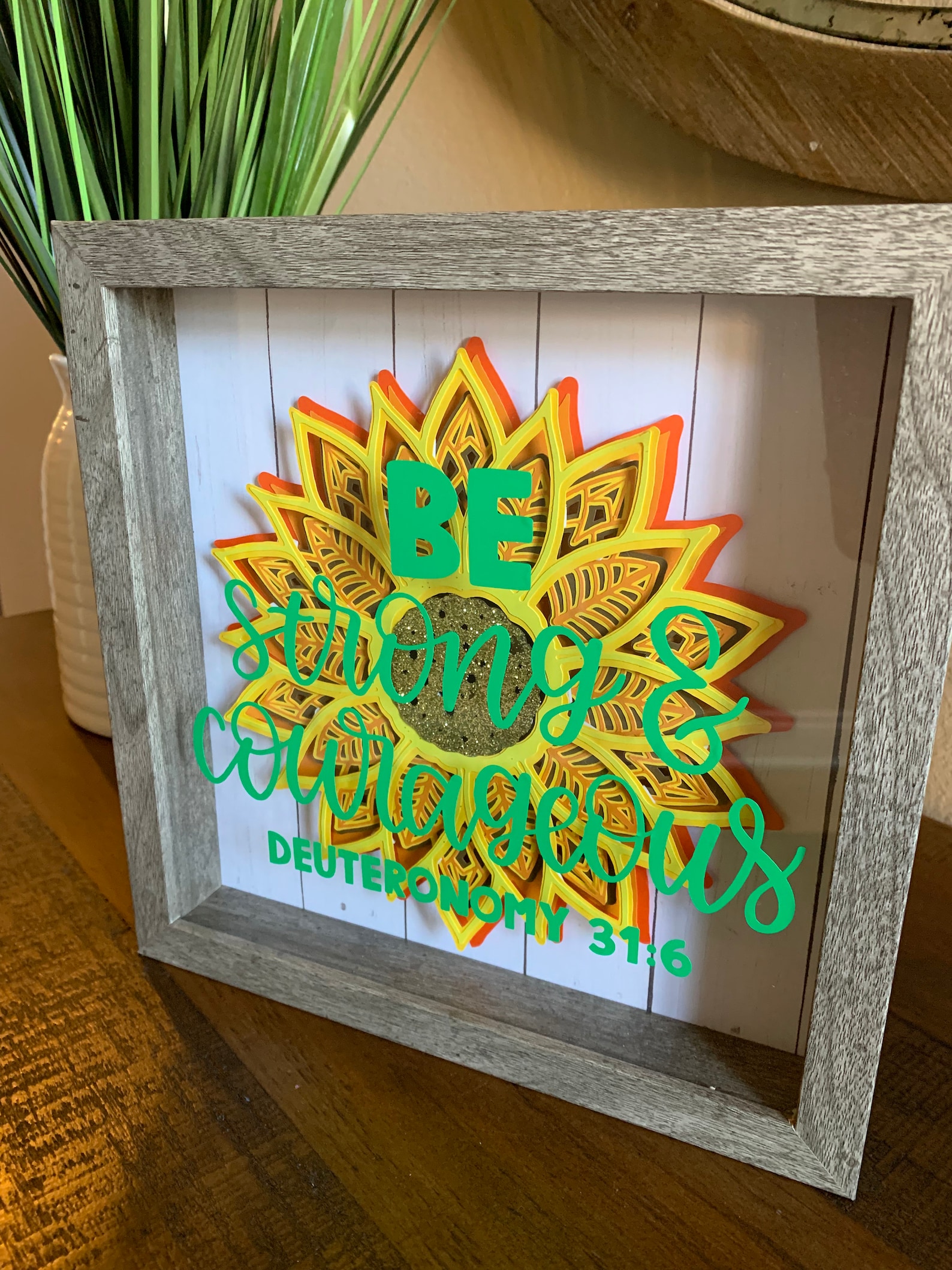 Sunflower Shadow Box - Etsy