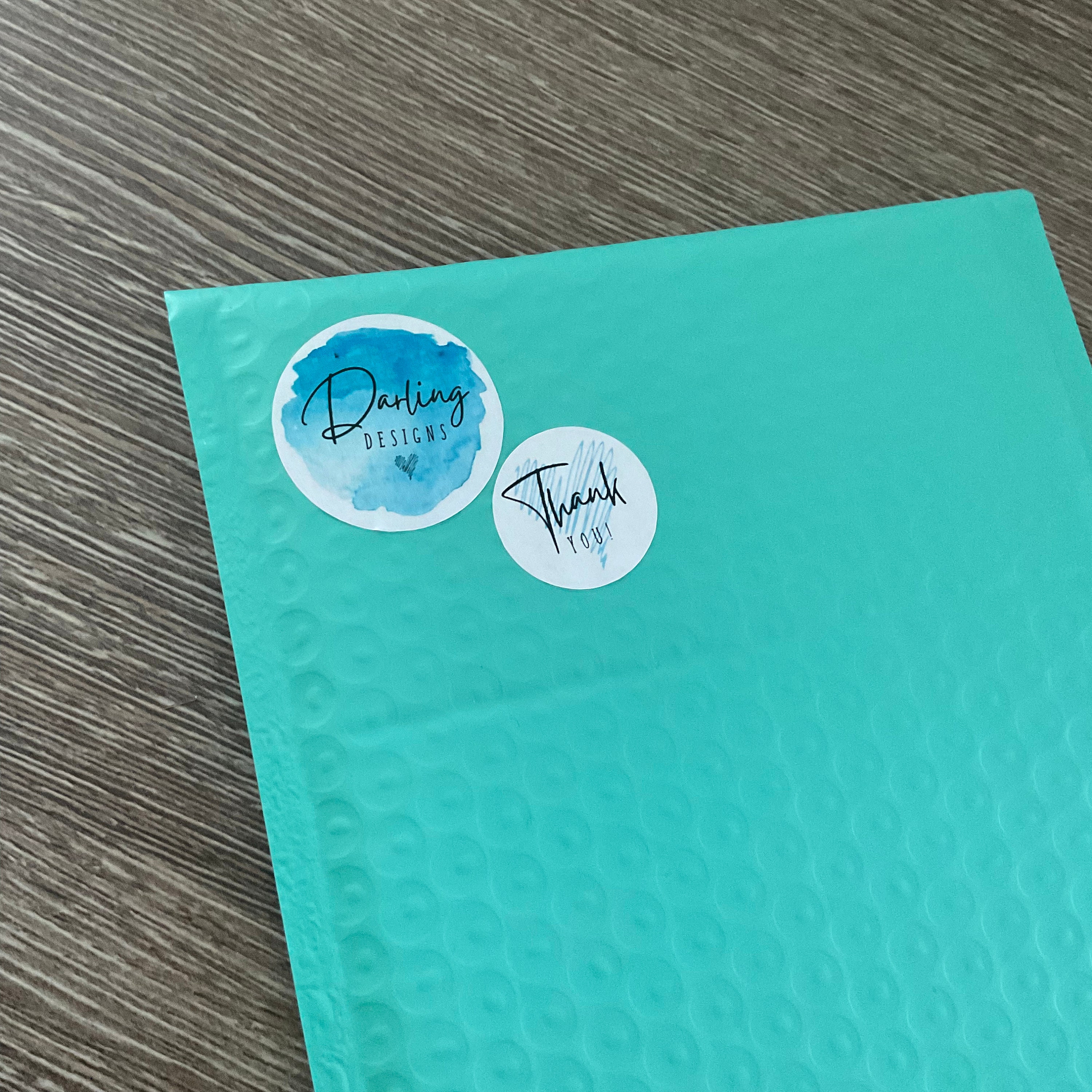 Round Logo Stickers, Thank You Stickers, Small Business Stickers ...