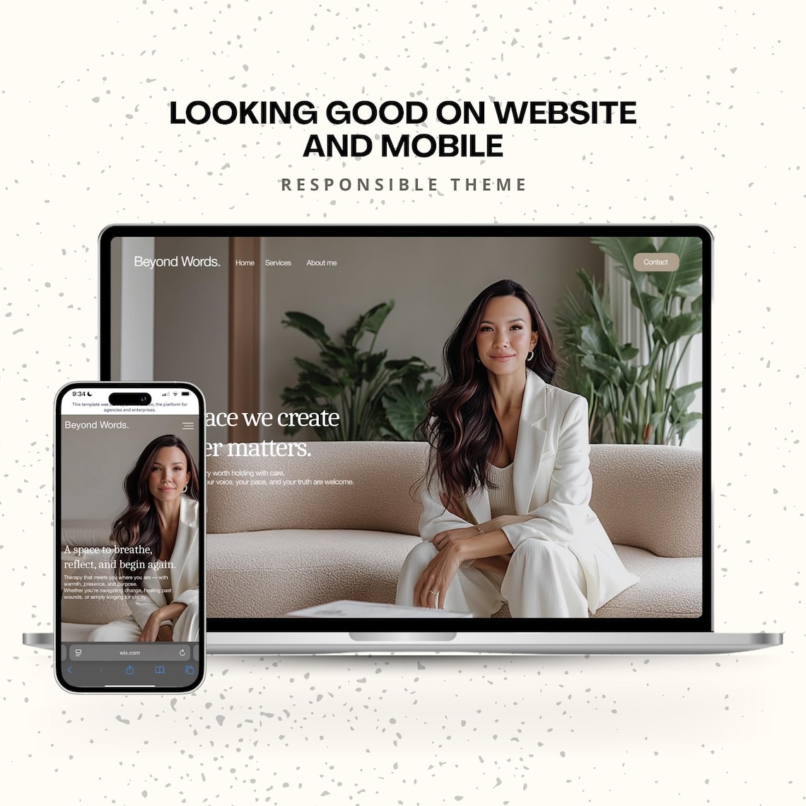 Therapist Booking Website Template, Online Therapy Scheduler ...