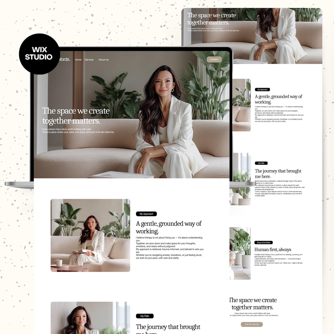 Therapist Booking Website Template, Online Therapy Scheduler ...