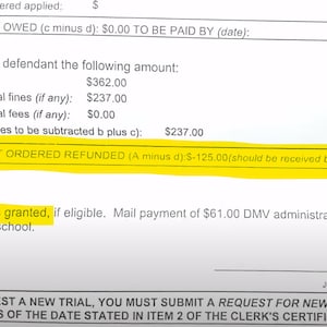 Traffic Ticket Trial Letter: Speeding Ticket Dismissal (digital ...