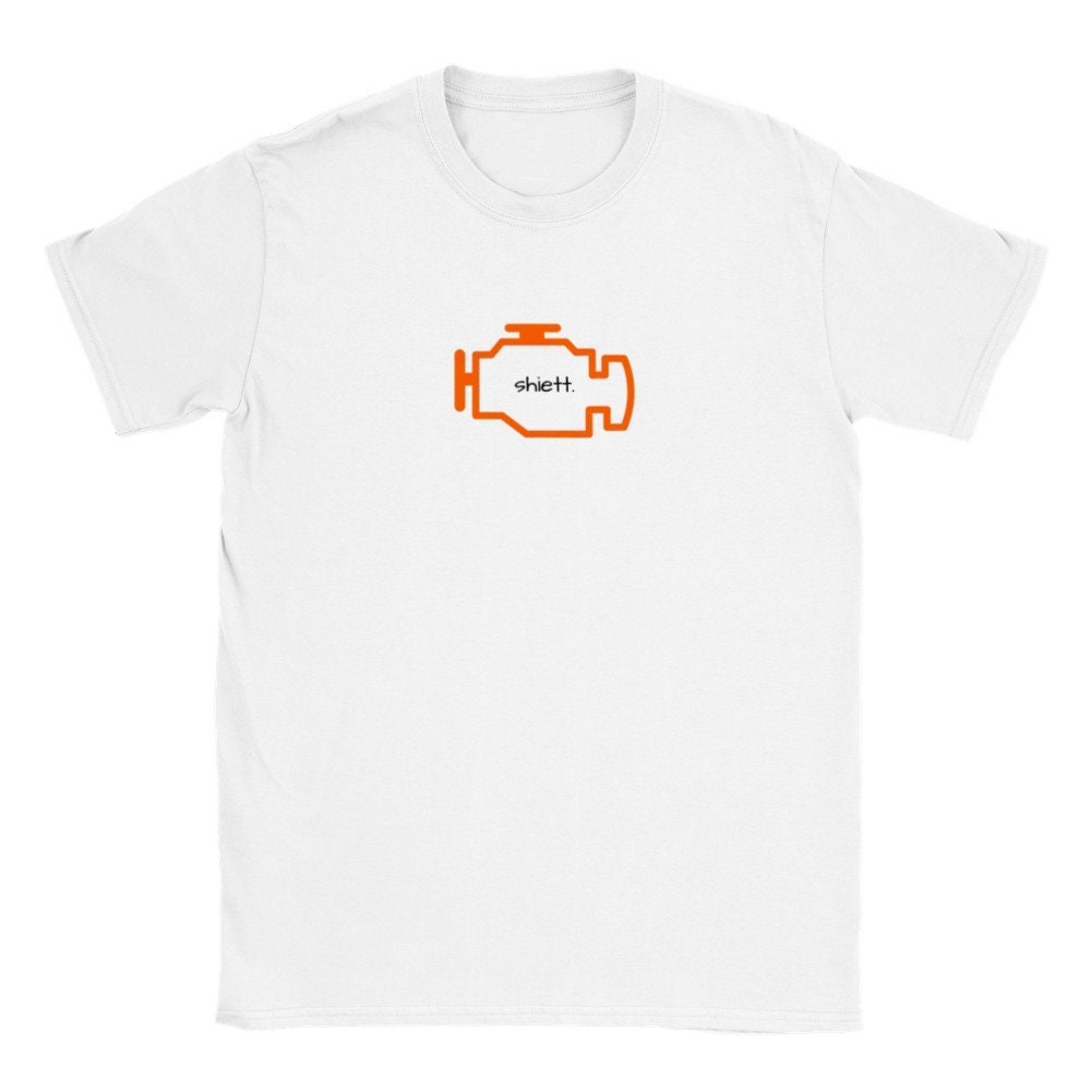 Funny Check Engine T-shirt Check Engine Light Funny Car - Etsy