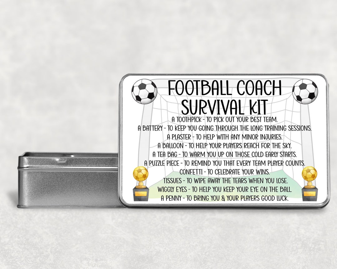 Football Coach Survival Kit - Etsy