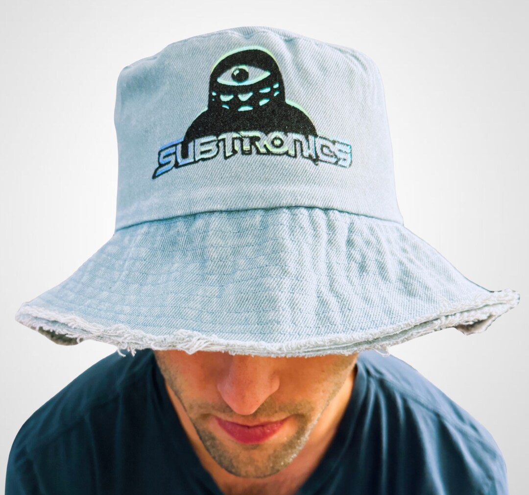 Subtronics Light Denim Bucket Hat - Etsy