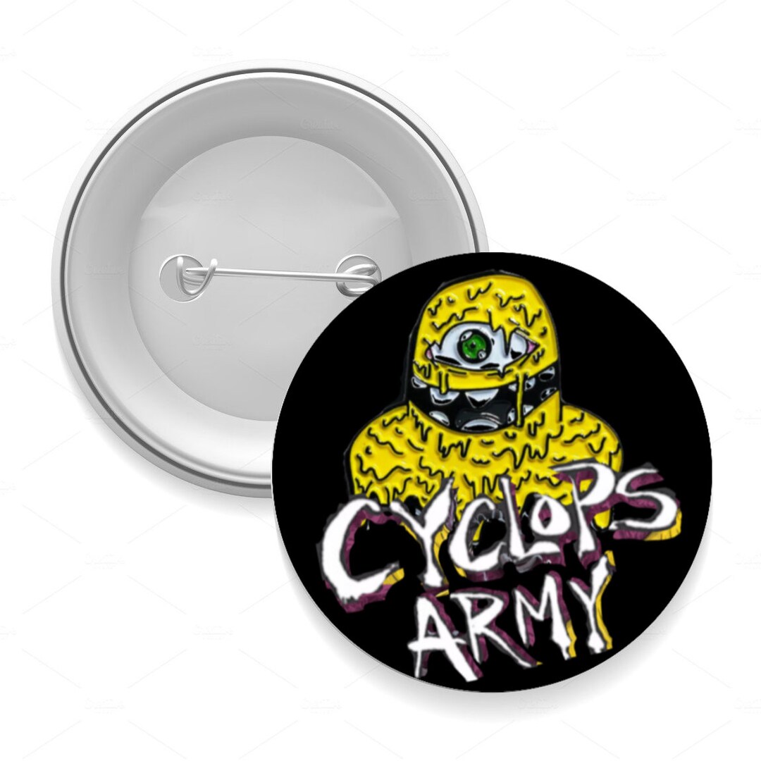 Subtronics Cyclops Army Pin - Etsy