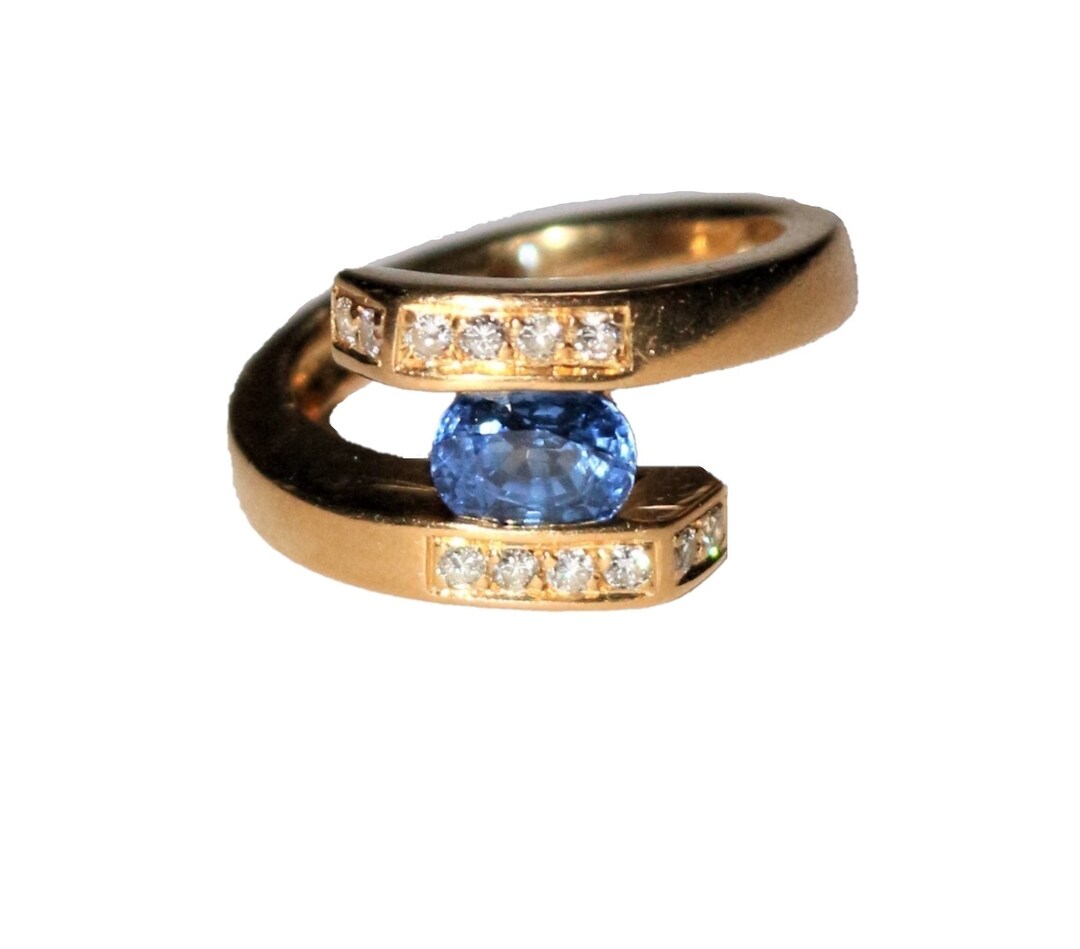 Sri Lanka Sapphire Ring - Etsy