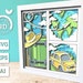 3D Layered Travelling SVG EPS Airplane Shadow Box Clouds 3D - Etsy