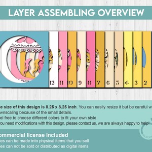 3D Layered Carousel SVG EPS, Carousel Shadow Box, Nursery 3D Svg Baby ...