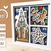 3D SVG Christmas Shadow Box, Layered Ginger Bread House Shadow Box ...