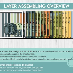 3D SVG Layered Tractor Shadow Box, Harvest 3D SVG, Fall Shadow Box ...