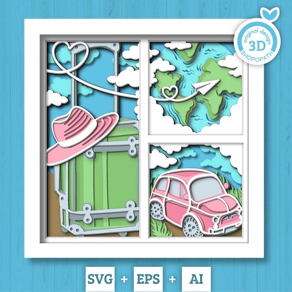 3d Airplane Svg File - Etsy