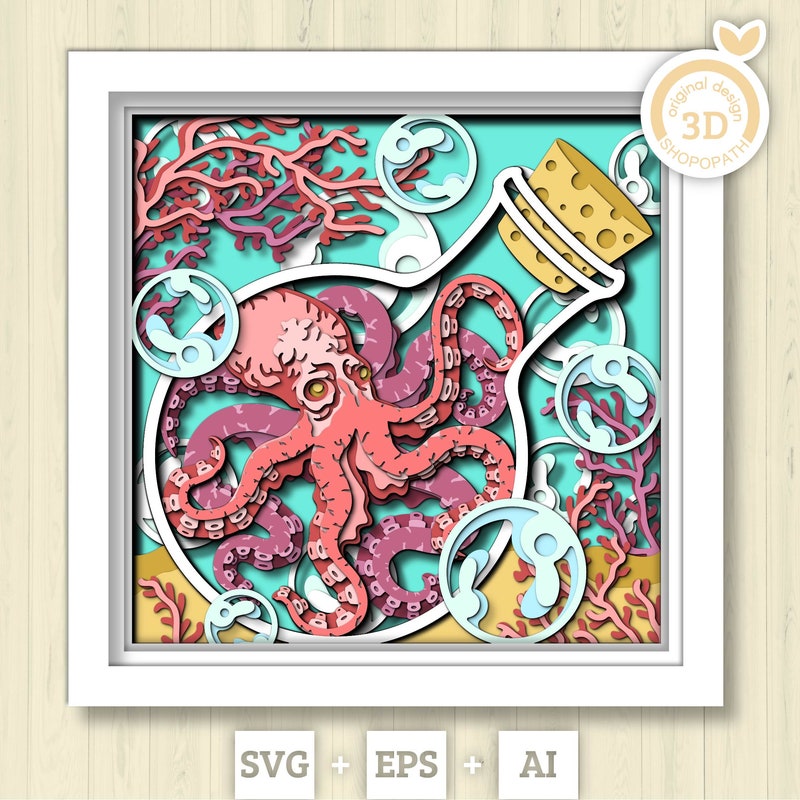 Coral Box Svg - Etsy