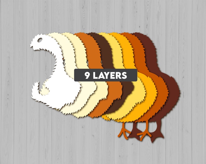 3D Layered Mama Duck SVG, 3D Layered Duck, Layered Papercut Svg ...