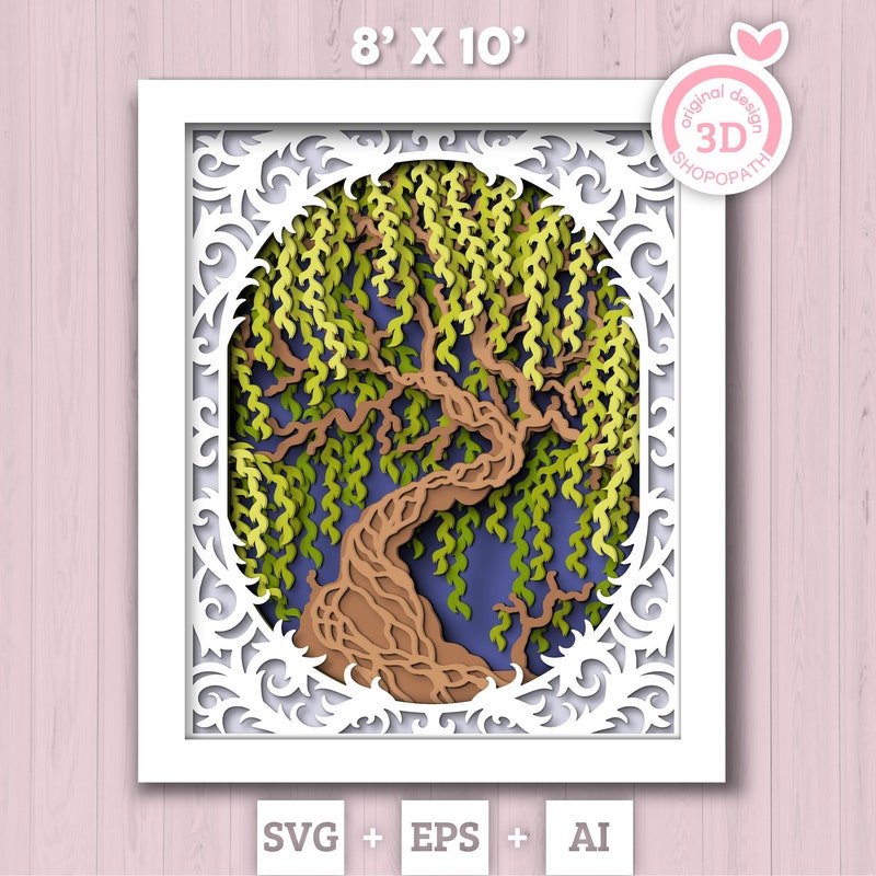 Willow Tree Svg - Etsy