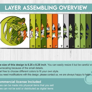 3D Luna Moth Butterfly Shadow Box SVG, 3D Summer SVG, 3D Moon Svg, 3d ...