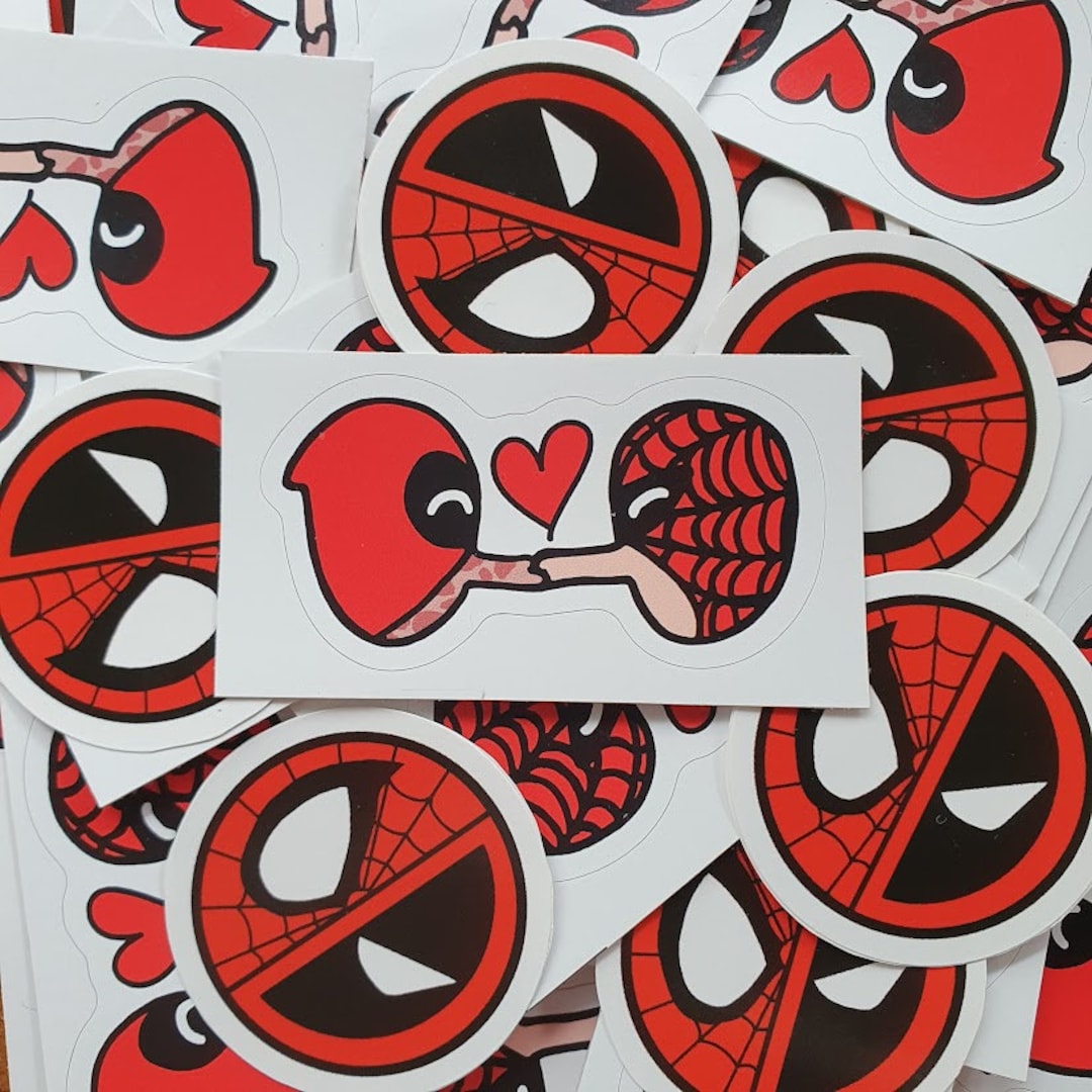 Spideypool Sticker - Etsy