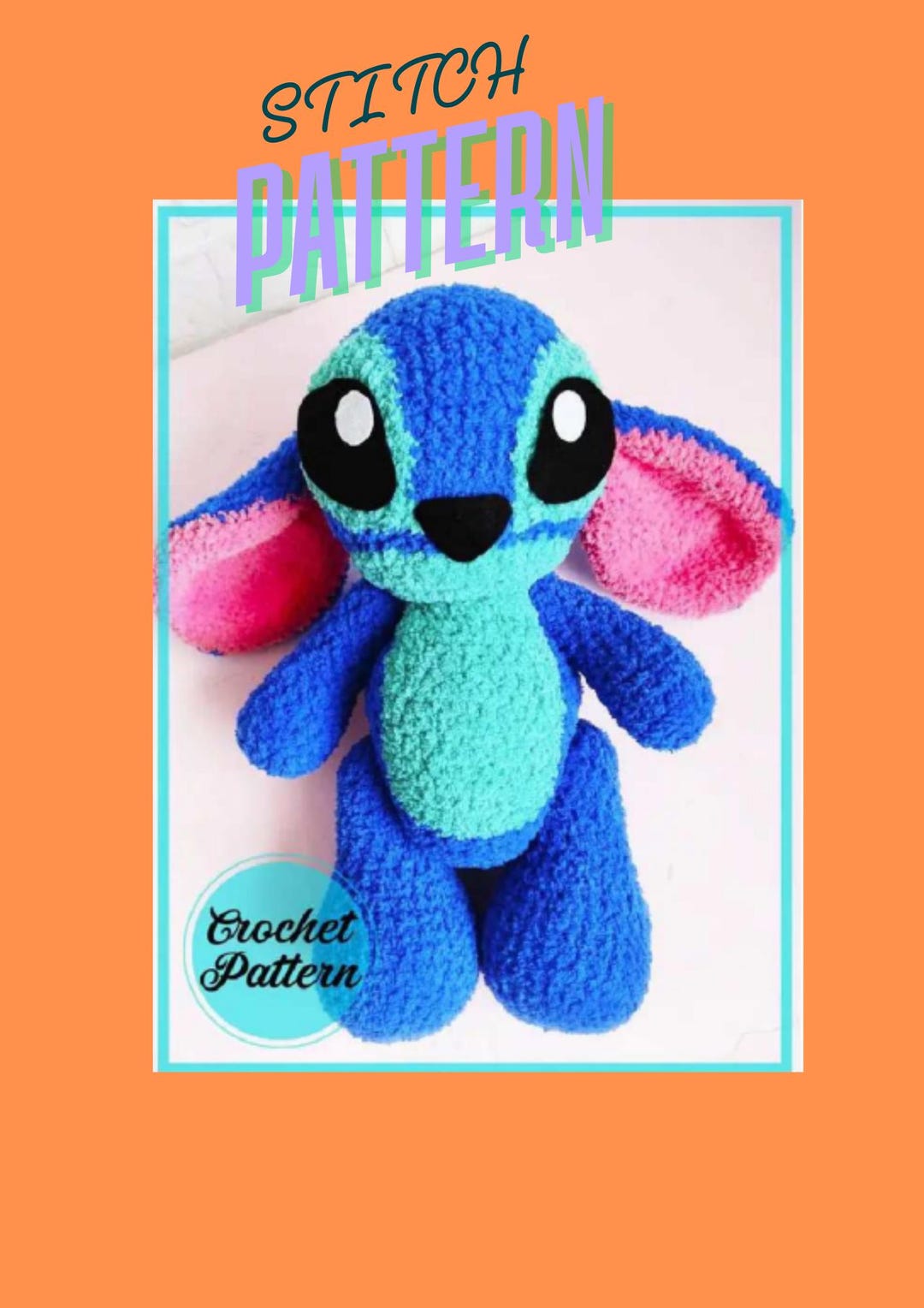 Stitch Amigurumi Crochet Pattern – DIY Disney-inspired Plush PDF - Etsy