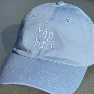 Big Bro, Big Sister Hat, Big Brother Baseball Caps, Classic Dad Hat ...