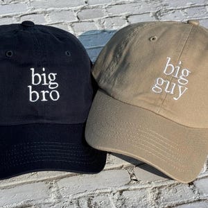 Big Bro, Big Sister Hat, Big Brother Baseball Caps, Classic Dad Hat ...