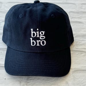 Big Bro, Big Sister Hat, Big Brother Baseball Caps, Classic Dad Hat ...