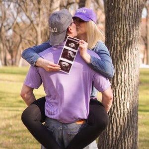 Mom and Dad Baseball Caps, Pregnancy Announcement EMBROIDERED Hat ...