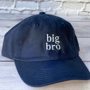 Big Bro, Big Sister Hat, Big Brother Baseball Caps, Classic Dad Hat ...