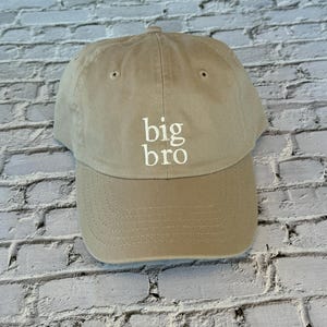 Big Bro, Big Sister Hat, Big Brother Baseball Caps, Classic Dad Hat ...
