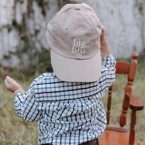 Big Bro, Big Sister Hat, Big Brother Baseball Caps, Classic Dad Hat ...