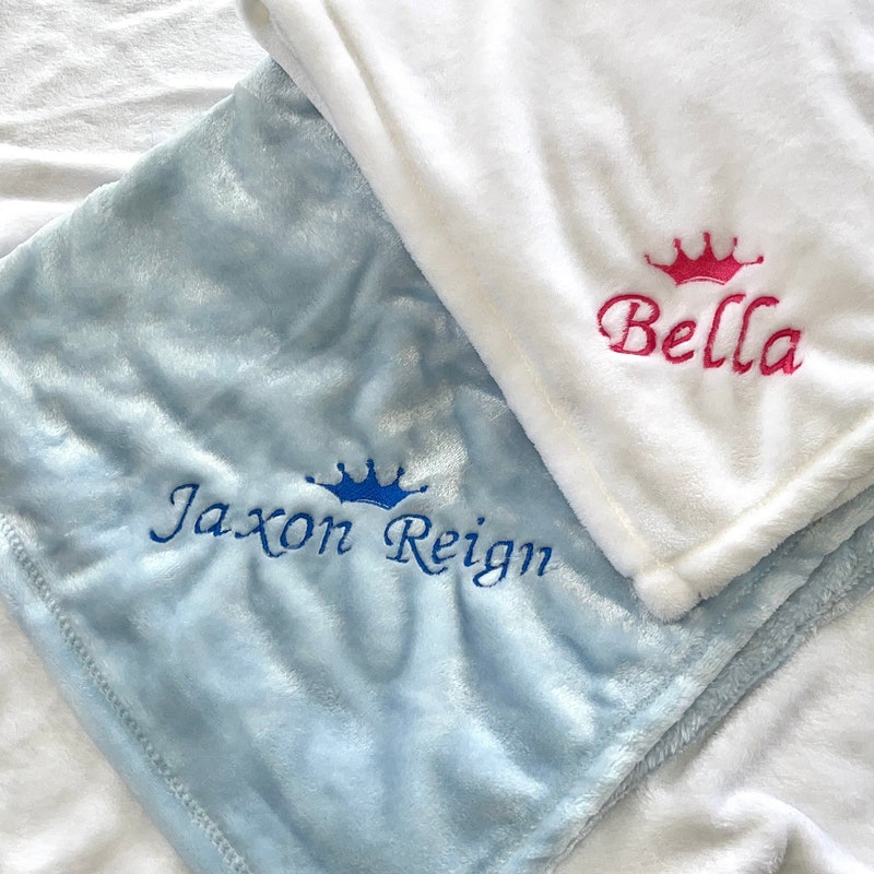 Embroidered Blanket - Etsy