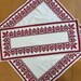 Finished Cross Stitch Tablecloth Set, Vintage Cross Stitch Decor - Etsy