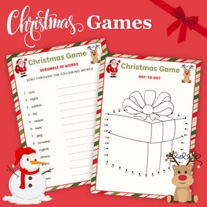 Christmas Games MEGA BUNDLE, 56 Printable Christmas Party Games ...