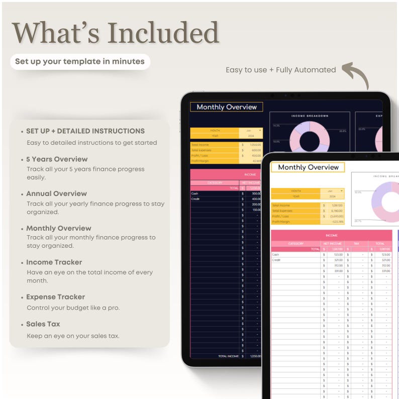 Ultimate Bookkeeping Spreadsheet Template Small Business Finance ...
