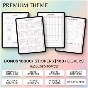 All-in-one Digital Planner 2024, 2025, 2026, Digital Planner, Digital ...