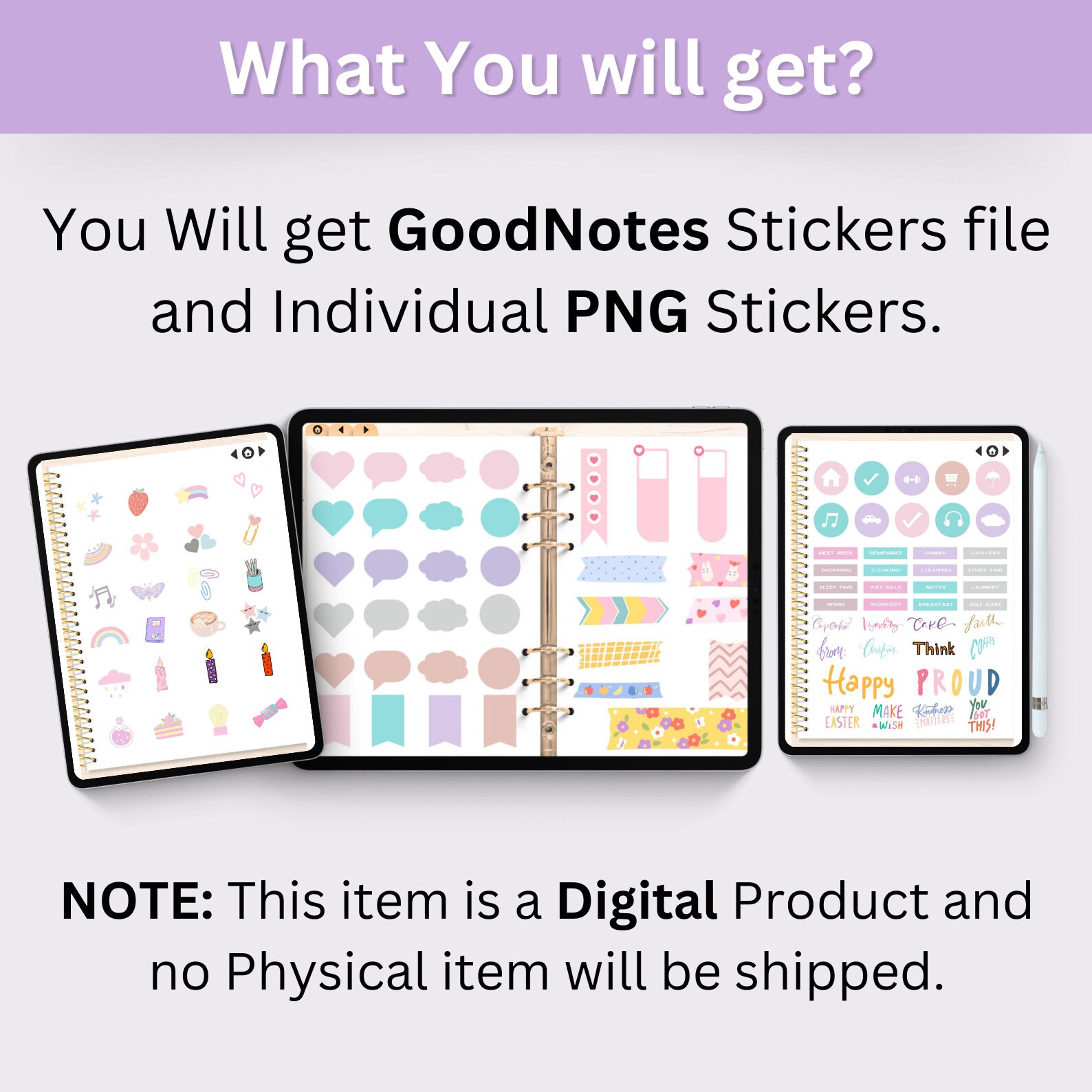 Digital Stickers , Digital Planner Stickers , STICKER BOOK for ...