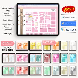 Digital Planner, Undated iPad & Android Planner, Goodnotes Planner ...