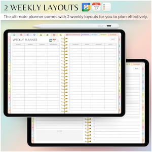 All-in-one Digital Planner 2025 2026 2027, Hyperlink Digital Planner ...