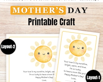 Mother's Day Printable | You Are My Sunshine | Teacher & Parent ...