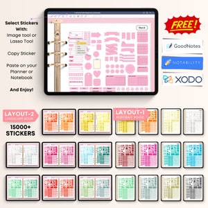 All-in-one Digital Planner 2024, 2025, 2026, Undated Digital Planner ...