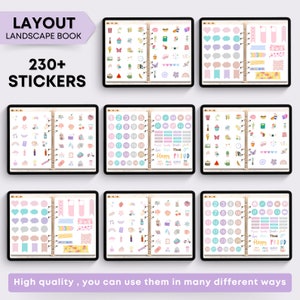 Digital Stickers , Digital Planner Stickers , STICKER BOOK for ...