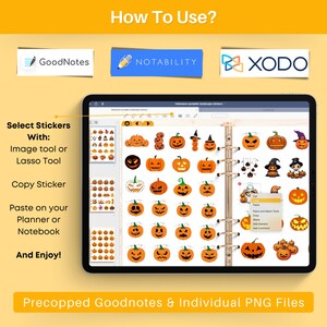 Halloween Digital Stickers, Cute Spooky Stickers, Halloween Stickers ...
