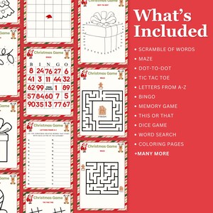 Christmas Games MEGA BUNDLE, 56 Printable Christmas Party Games ...